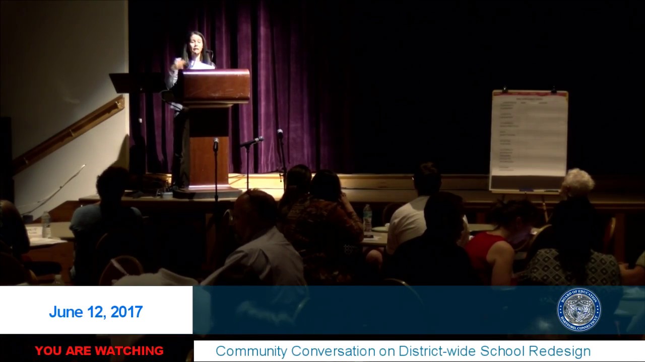 HBOE - Community Conversation on District-wide School Redesign - 6/12 ...