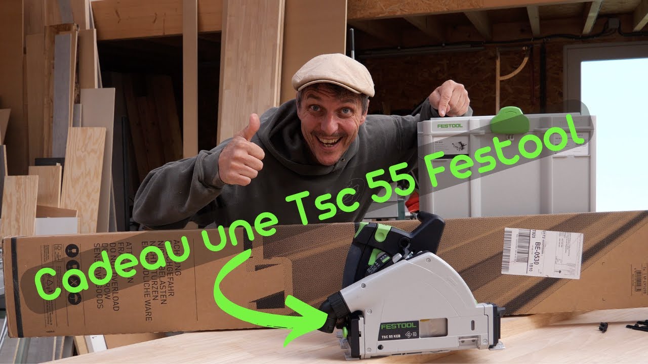 gagner une Tsc 55 de chez festool - YouTube