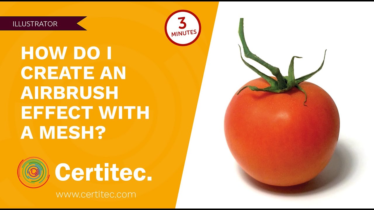 How do I create an airbrush effect with a mesh - YouTube