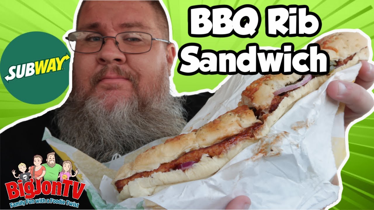 BBQ Rib Sandwich @subwayofficial || Drive Thru Thursday - YouTube
