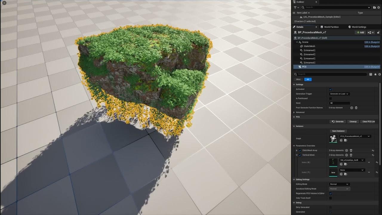 Procedural Mesh Blueprint v2 update! - YouTube