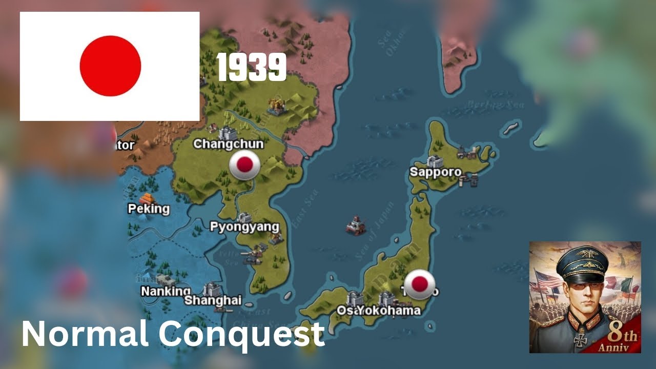 Japan, 1939 (Normal Conquest) WC3 - YouTube