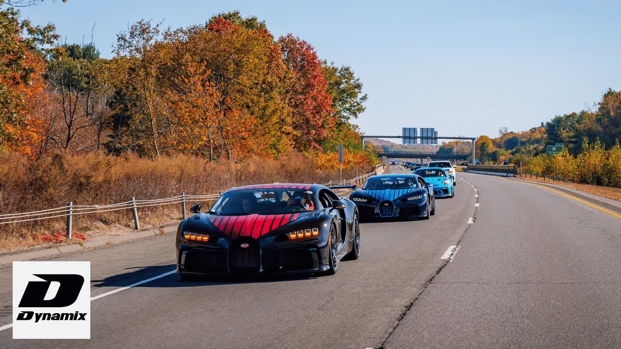 Police Shut Down Highway For SuperCar Rally - YouTube