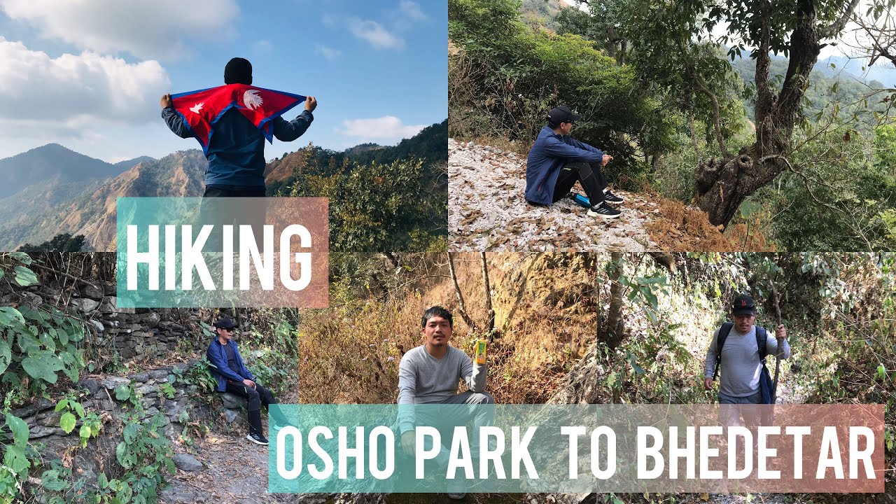 New Hiking route | Osho park to Bhedetar - YouTube