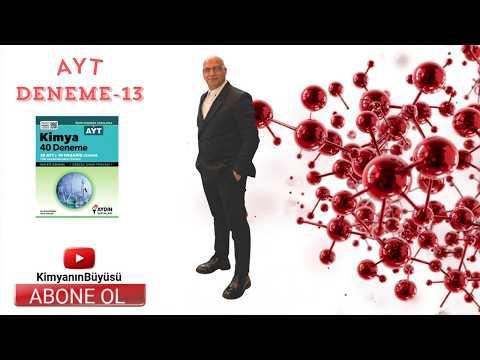 DENEME-13 AYDIN YAYINLARI 2025-2026 AYT KİMYA BRANŞ DENEMESİ ÇÖZÜMÜ