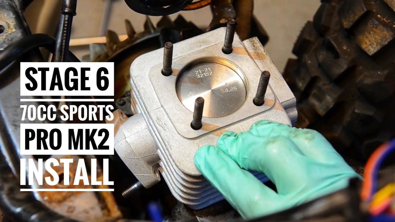 Stage 6 70cc Sports Pro MK2 Install - YouTube