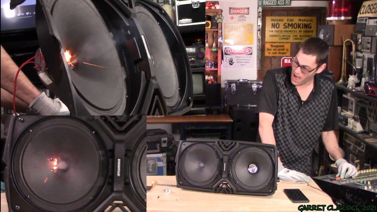 Sylvania Speaker Destruction & Blowouts - YouTube