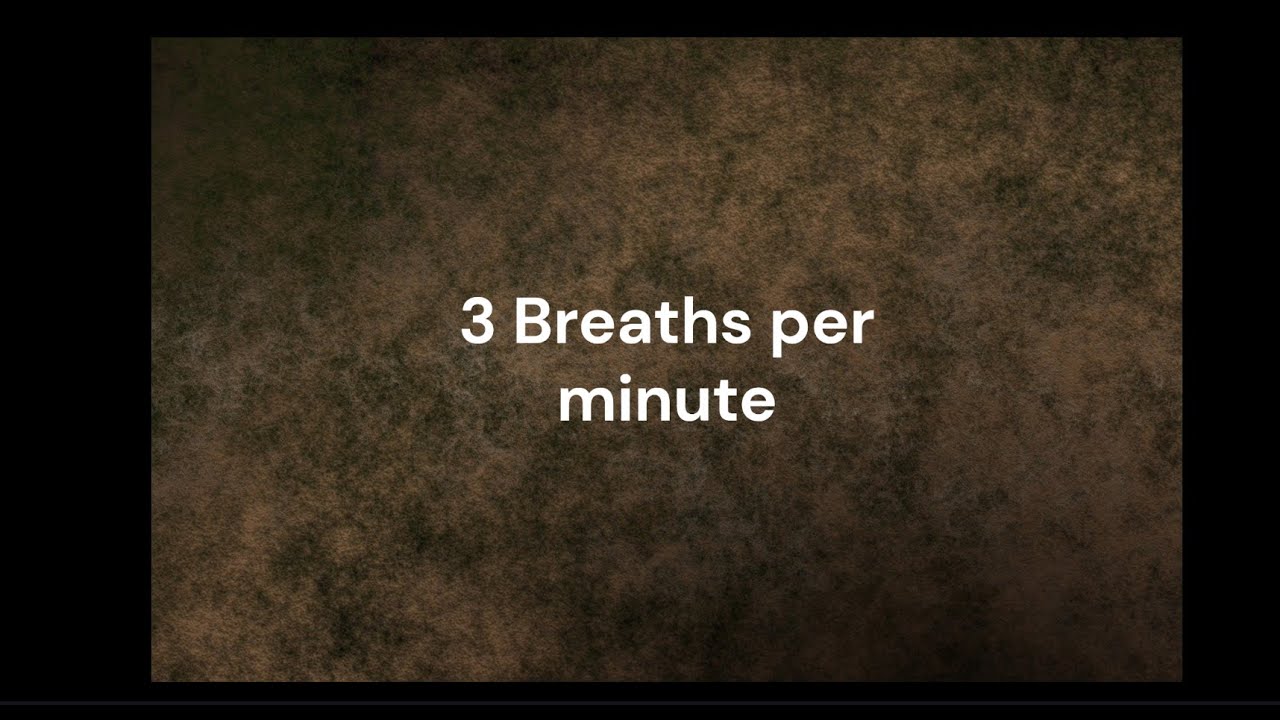 3 Breaths Per Minute | Deep Breathing for Relaxation and Focus - YouTube