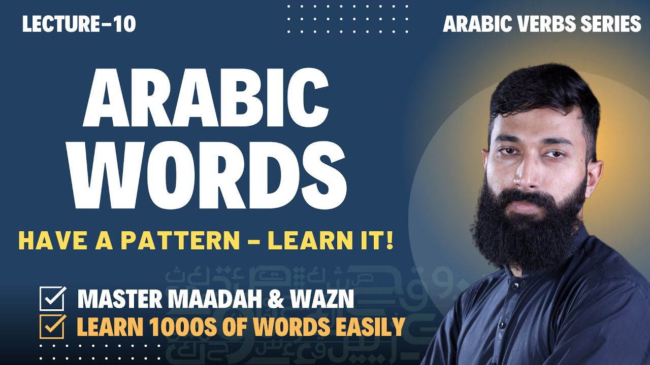Master Arabic Word Formation | Roots & Patterns You Must Know - YouTube