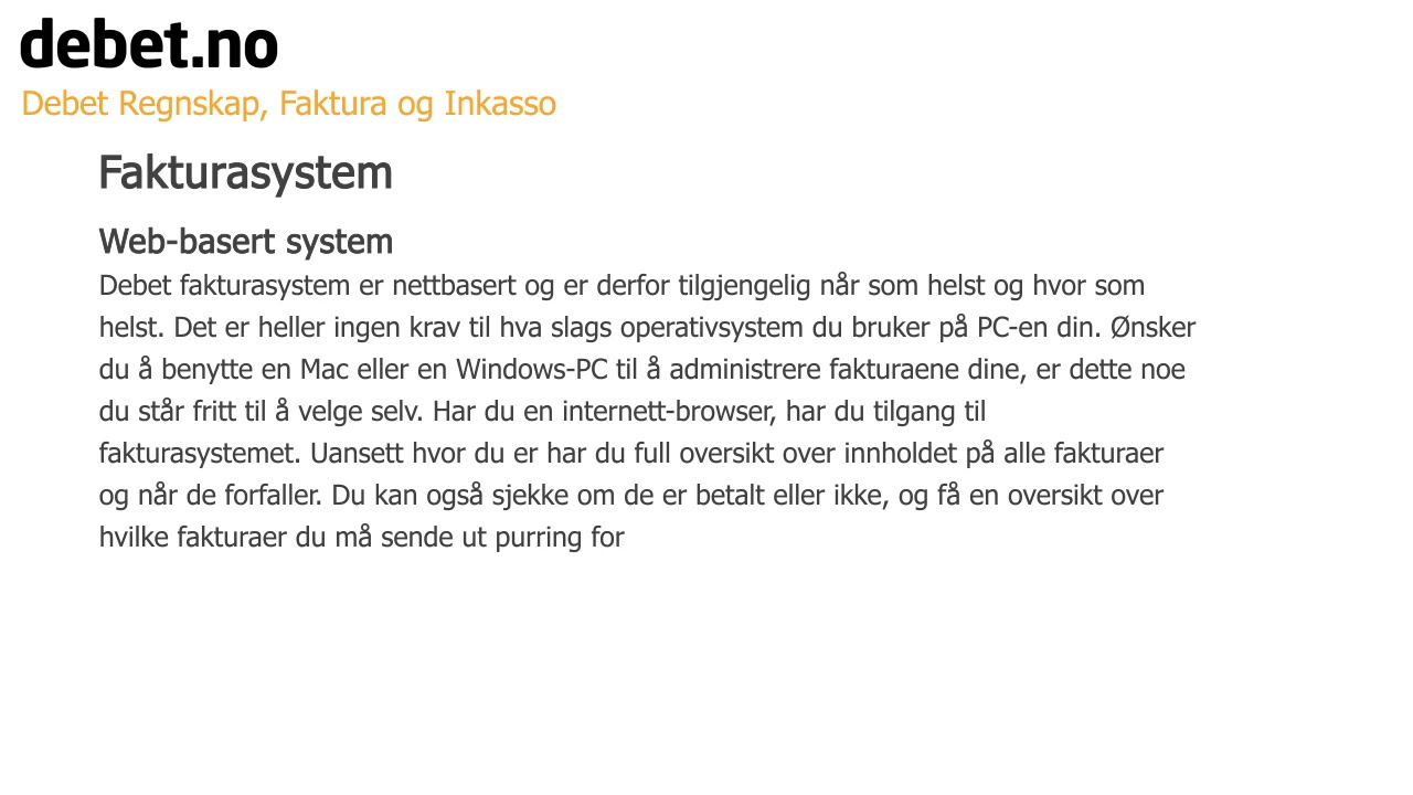 Fakturasystem - Debet Faktura og Inkasso - Gratis fakturaprogram - YouTube