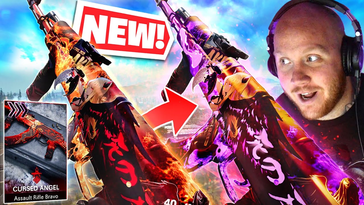 USING NEW ANIME AK-47 SKIN IN WARZONE! FULL *REACTIVE* UNLOCK! Ft ...