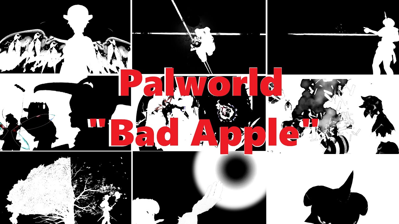 "Palworld Bad Apple" [COMPLETE] The Touhou music video remade with ...