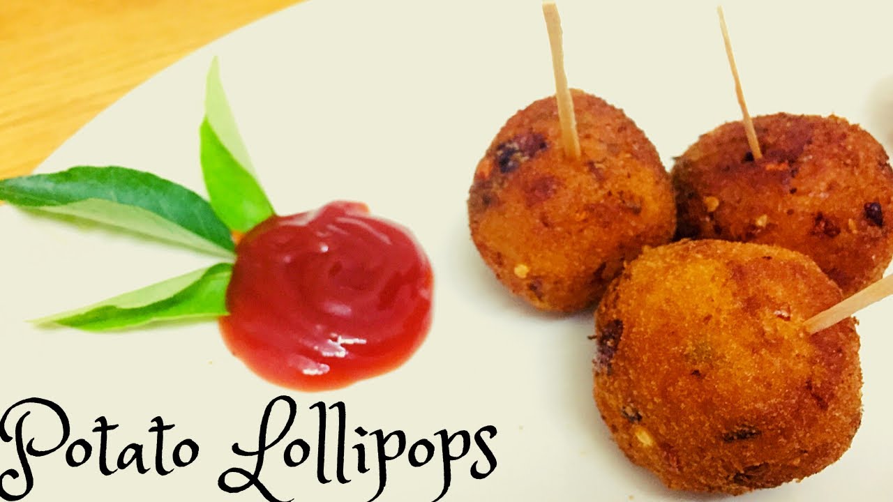 Potato Lollipop Recipe - Easy Evening Tea Snack Recipes| Veg Party ...