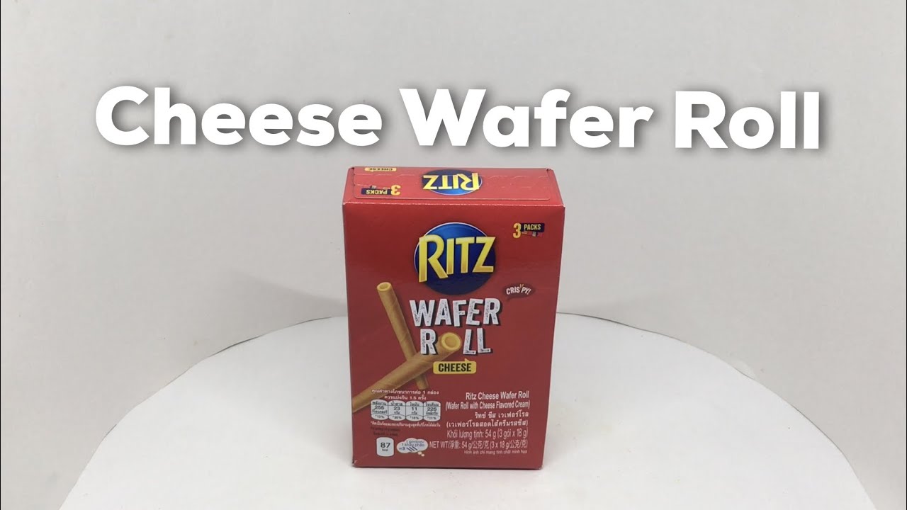 Ritz Wafer Roll Cheese - YouTube