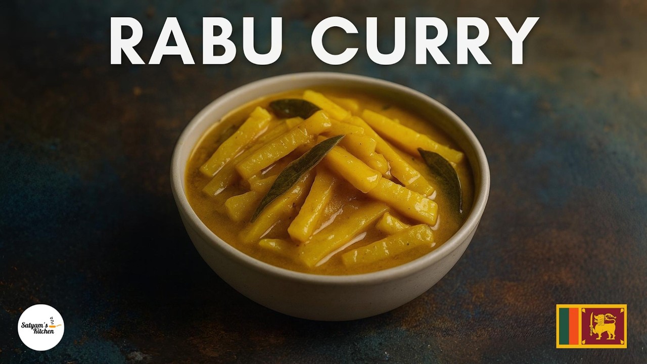🇱🇰 Rabu Curry: Sri Lankan White Radish and Coconut Delight - YouTube
