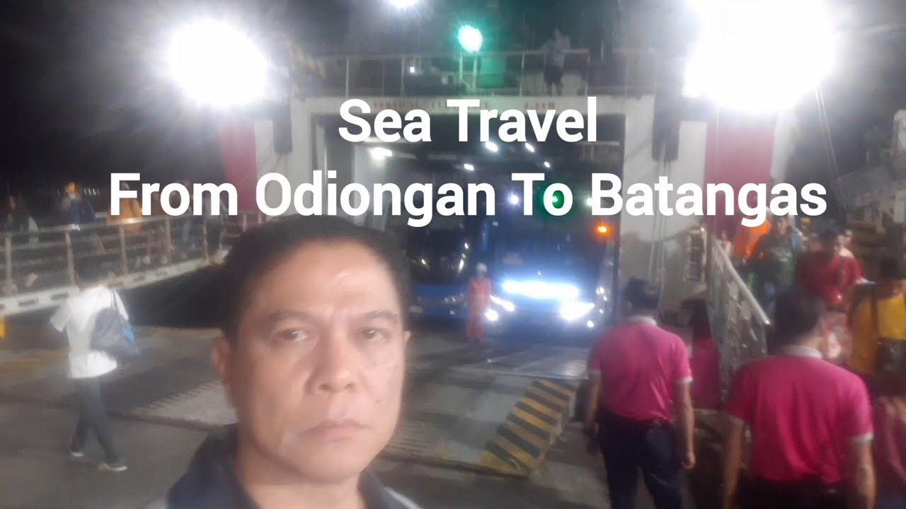 Sea Travel From Odiongan Romblon To Batangas International Port #travel ...