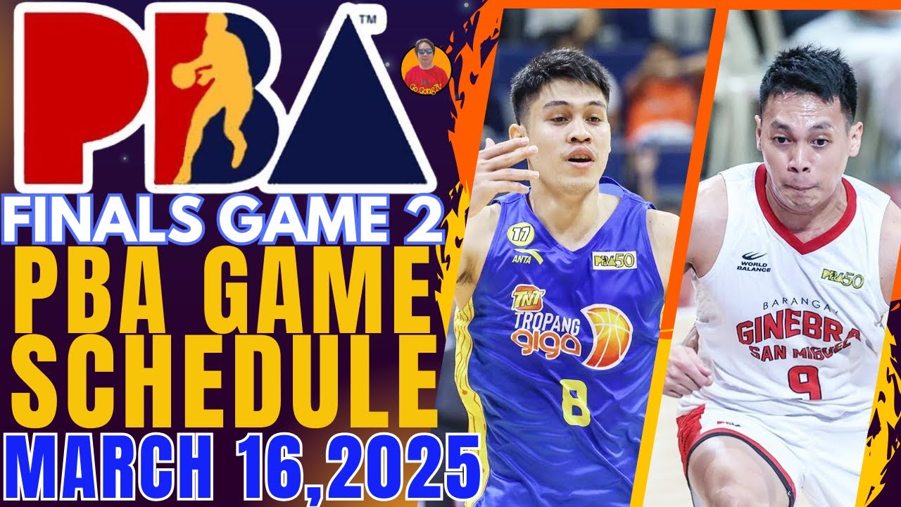 PBA BOXSCORE & PBA FINALS GAME 2 SCHEDULE MARCH 16,2025|JUSTIN BROWNLEE ...