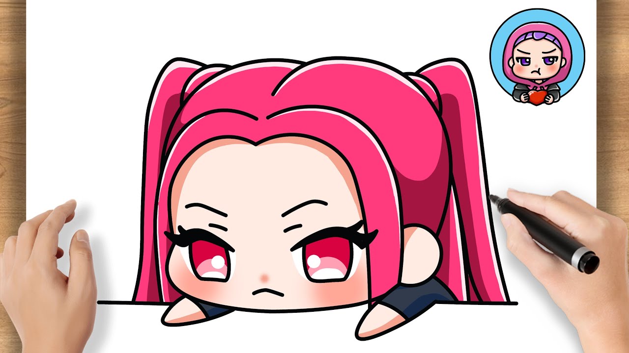 How to Draw Mira Huntrix Easy From Kpop Demon Hunters - YouTube