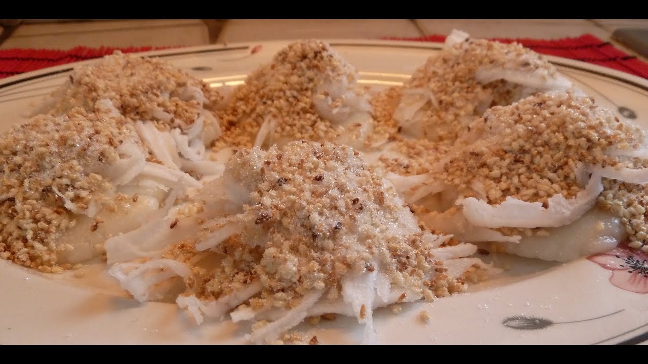 Palitaw Recipe ( Filipino Dessert ) How to Make Filipino Floating Rice ...