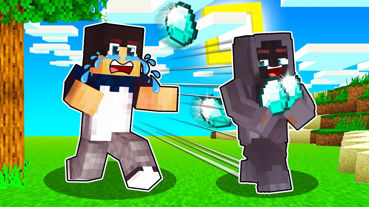 MINECRAFT ΑΛΛΑ ΜΟΥ ΕΚΛΕΨΑΝ ΤΑ ΔΙΑΜΑΝΤΙΑ ! - YouTube