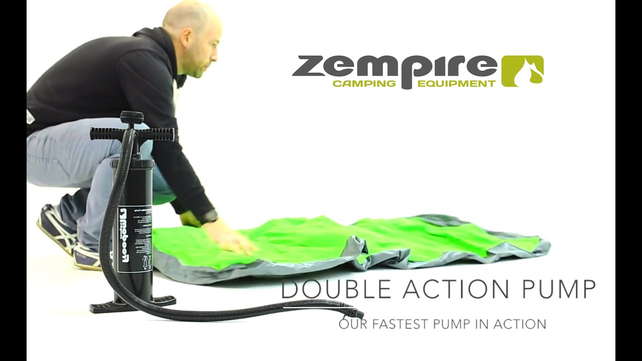 Double Action Pump - Freedom Zempire Camping Equipment - YouTube