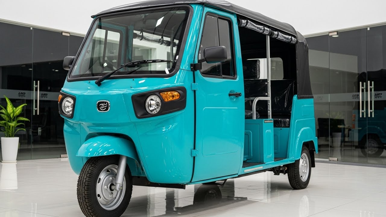 2025 Piaggio Ape City Electric Auto Rickshaw | Full Review & Features ...