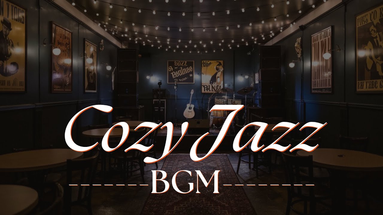 Cozy Jazz | Slow Cafe Music Background - For coffee shop or studying ...
