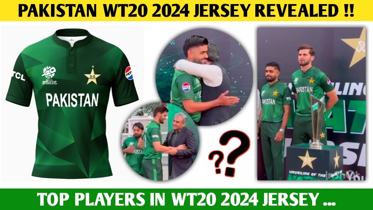 Pakistan T20 World Cup 2024 Jersey Revealed | Pakistan's New Kit For ...