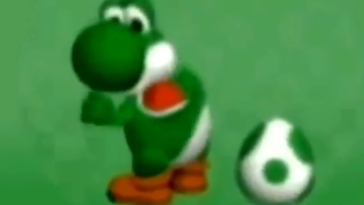 Yoshi bailando con la canción de empeze a jugar el juego de among us xD ...