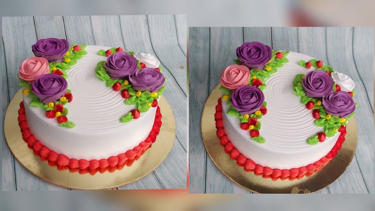 Icing cake decoration idea || Baking with Bijayata Boro|| The Bake ...