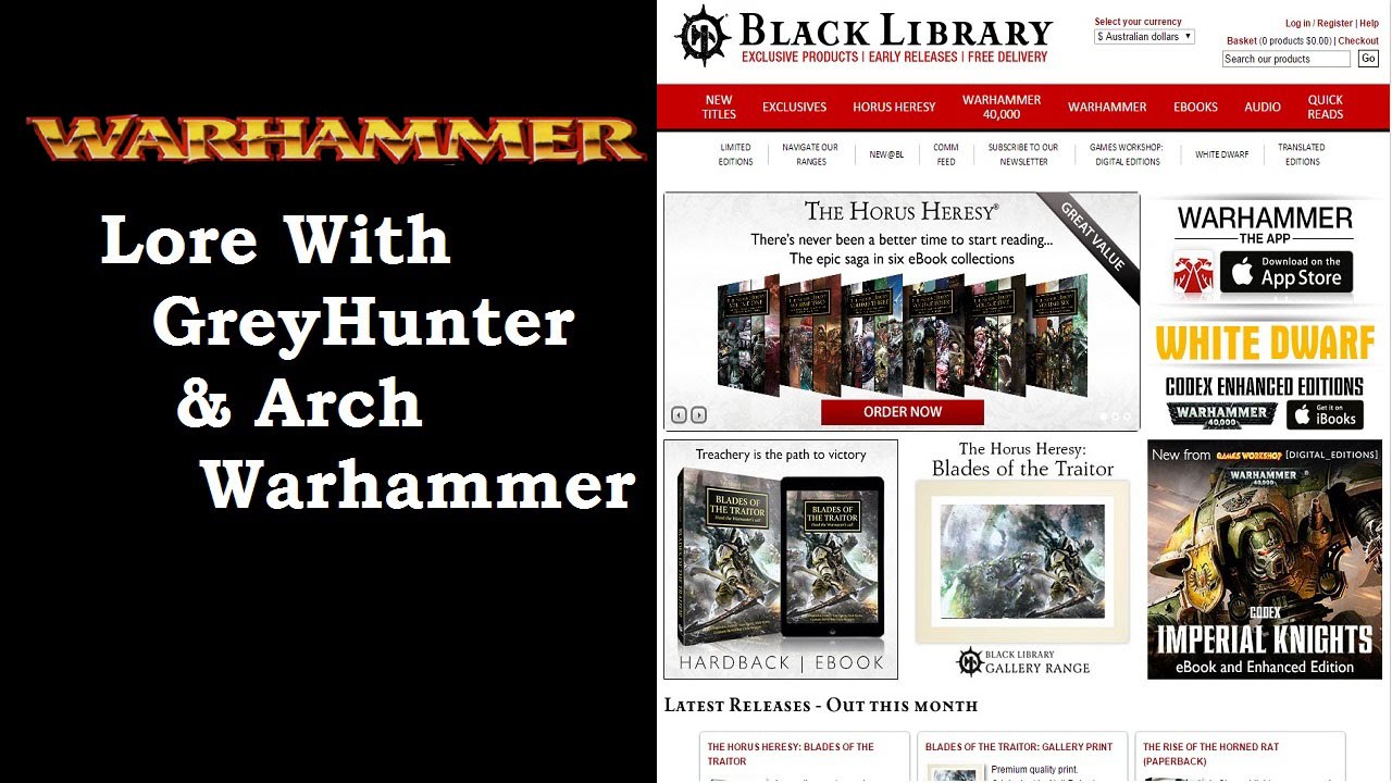 Warhammer Lore With GreyHunter (And Arch Warhammer!): A Black Library ...