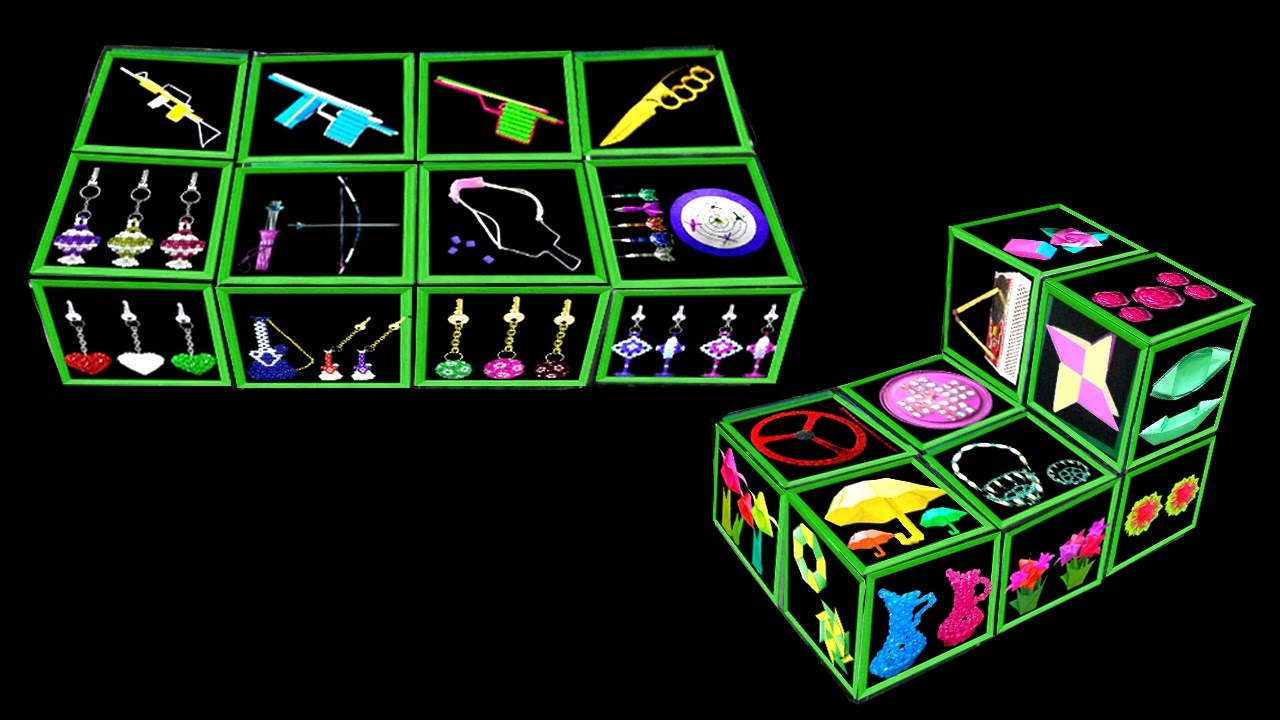 Magic Cube Photo Album | How To Make Photo Album (Cube) | Folding Cube ...