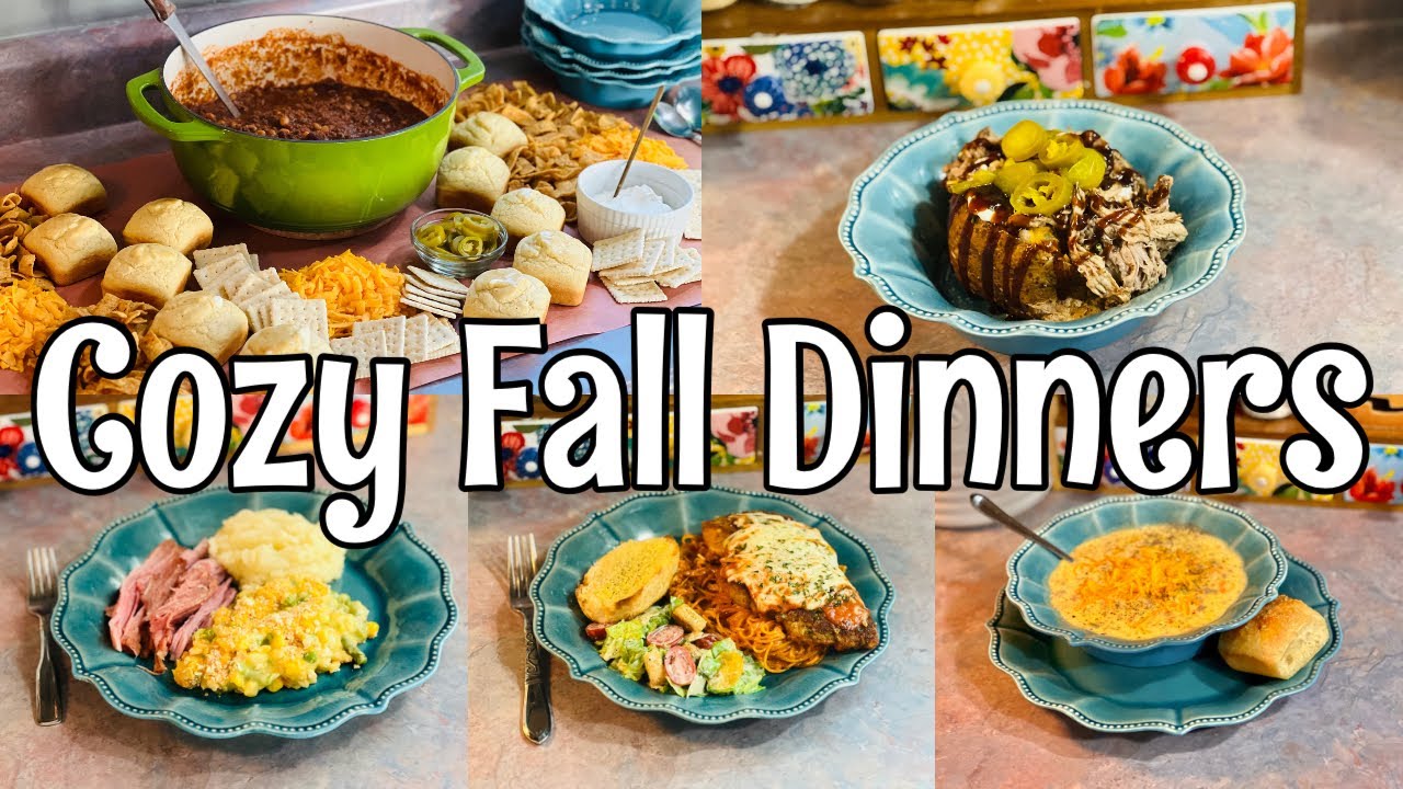 5 FAVORITE FALL DINNERS | Easy Family Meal Ideas | October 2024 - YouTube