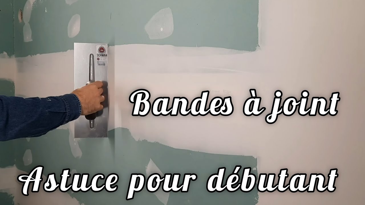 Bandes à joint tuto complet pour débutant 👌 - YouTube