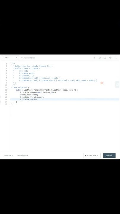 19 Leetcode Solutions Remove Nth Node From End Of List Dsa Datastructures Algorithm Coding