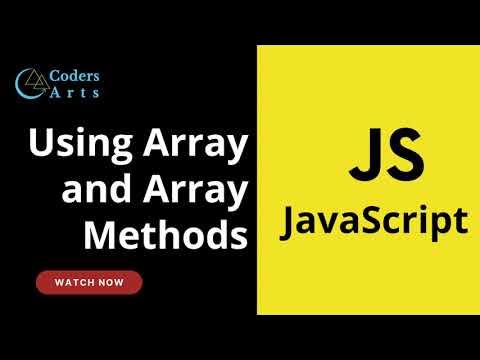 25. Array and Array Methods | JavaScript Tutorial for Beginners | Web Development | Lecture 25 ...
