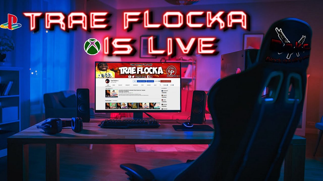 TRAE FLOCKA IS LIVE LETS TURN UP! - YouTube