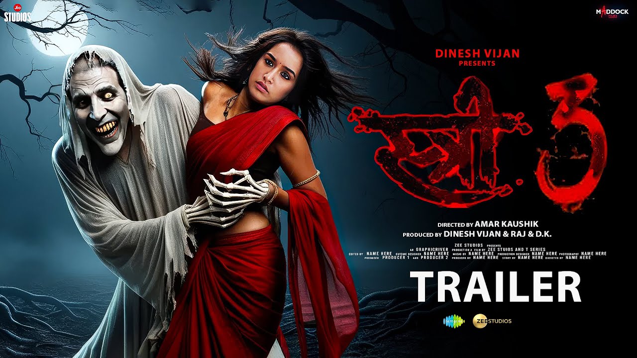 Stree 3 - Official Trailer | Rajkummar Rao, Akshay Kumar, Shraddha ...