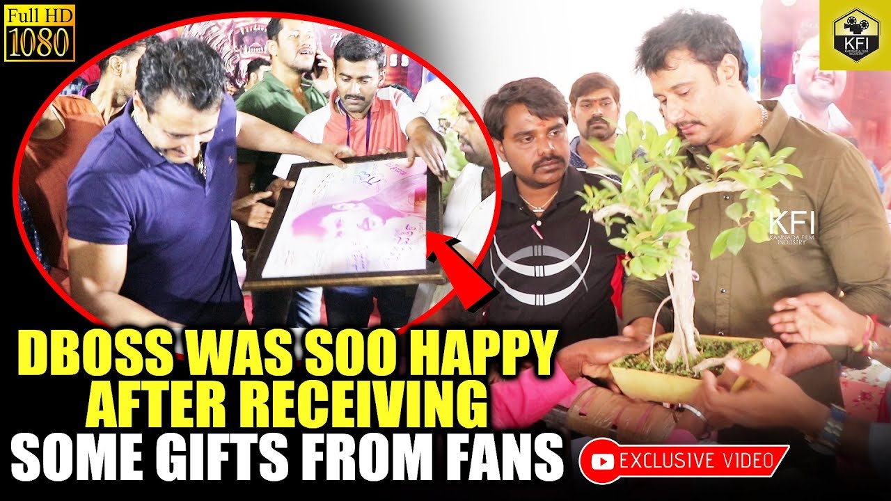 Darshan Was Soo Happy After Receiving Some Gifts From Fans | Darshan ...