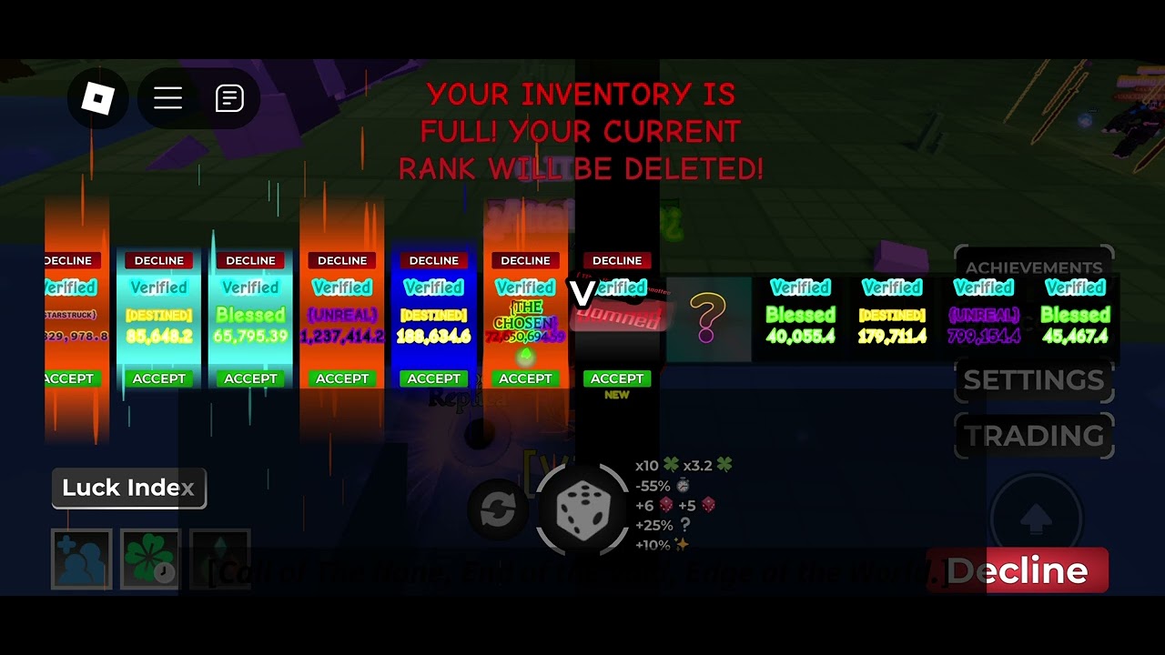 rolling my first danmed and it's verified!!! | Fortune's end (Roblox ...