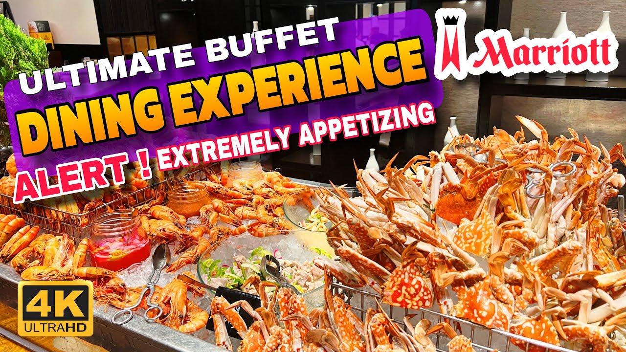 Marriott Cafe: Food, Ambiance, Service at Manila Marriott Hotel 🇵🇭 | 4K ...