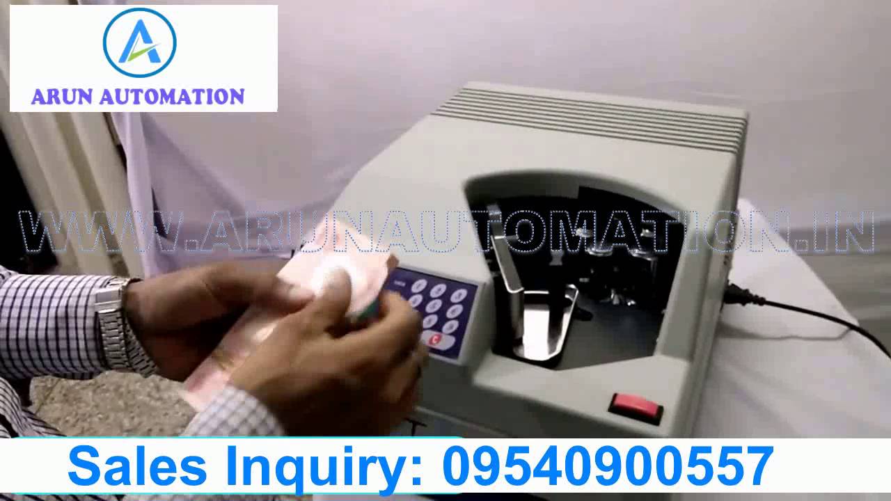 Godrej Bundle Note Counting Machine Pandara Road Delhi - YouTube