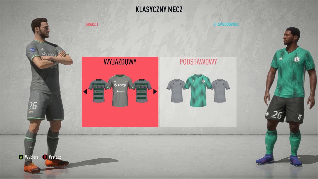 FIFA 20 - All Ekstraklasa Kits & Ratings - YouTube
