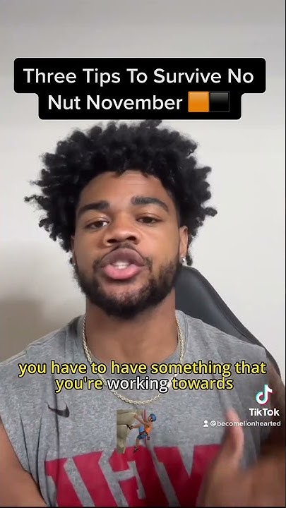 How to Survive No Nut November #shorts - YouTube