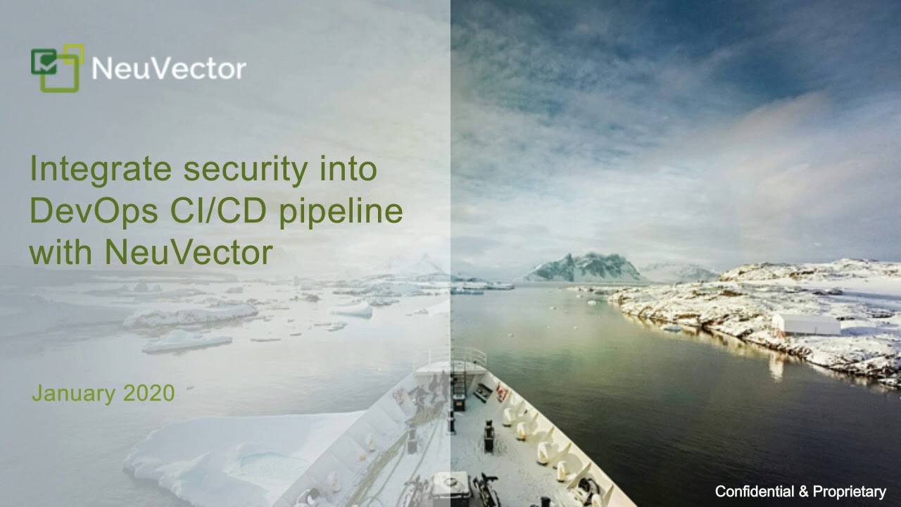 Integrate security into DevOps CI/CD pipeline with NeuVector - YouTube