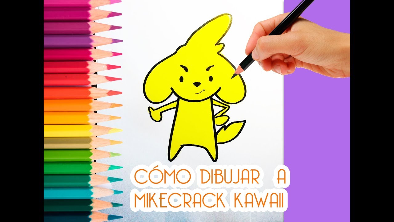 HOW TO DRAW MIKECRACK THE DOG KAWAII // EASY // COMO DIBUJAR AL PERRO ...