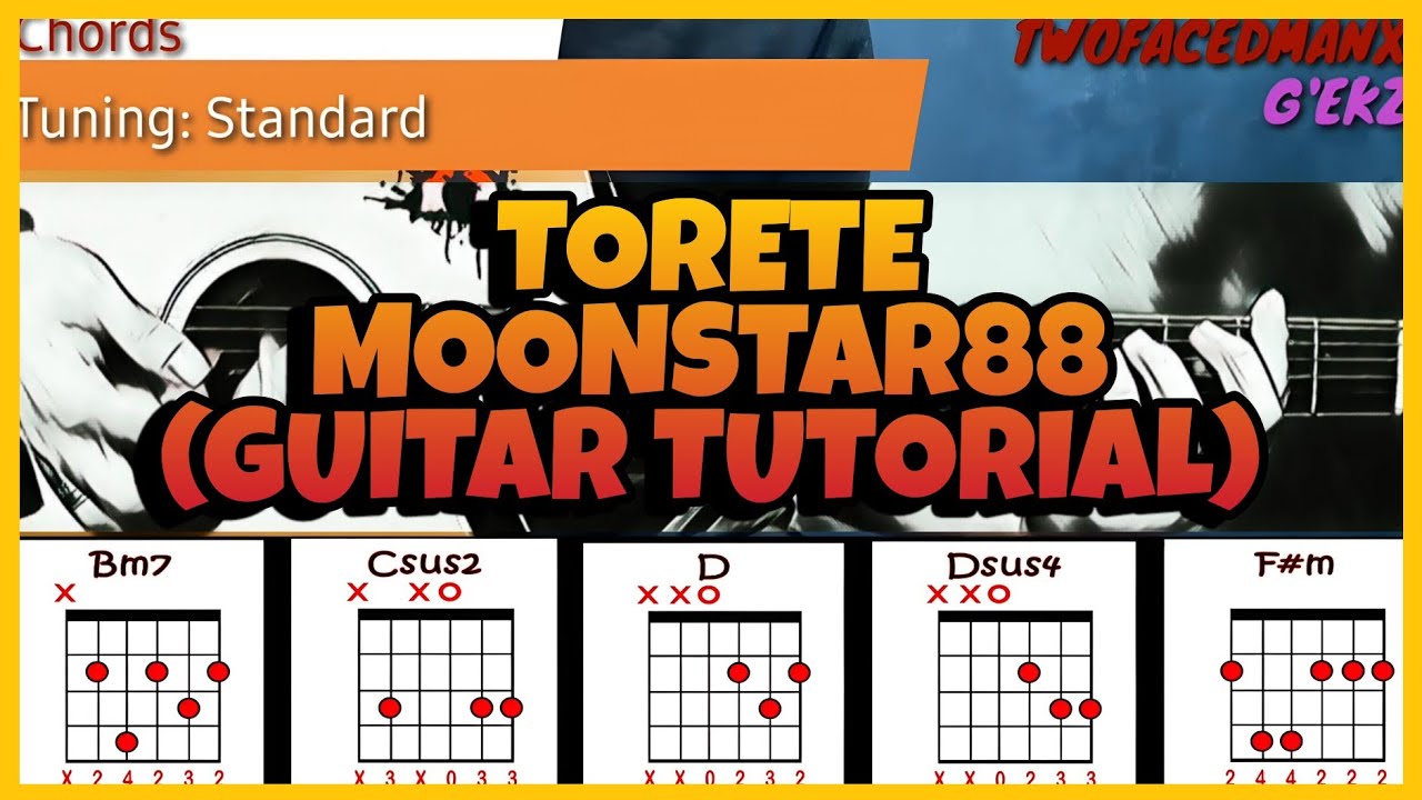 Moonstar88 - Torete (Guitar Tutorial) - YouTube