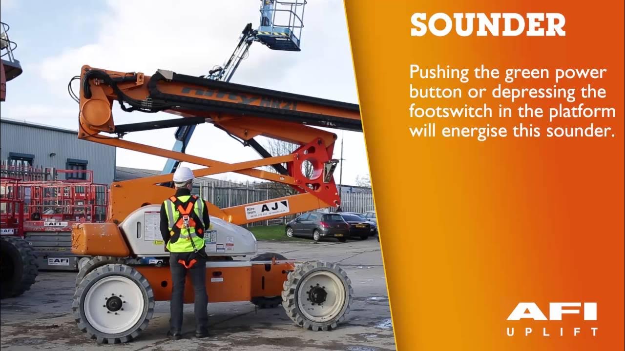 AFI MEWP Familiarisation videos Niftylift HR17, HR21, HR21BI, HR21BIS - YouTube