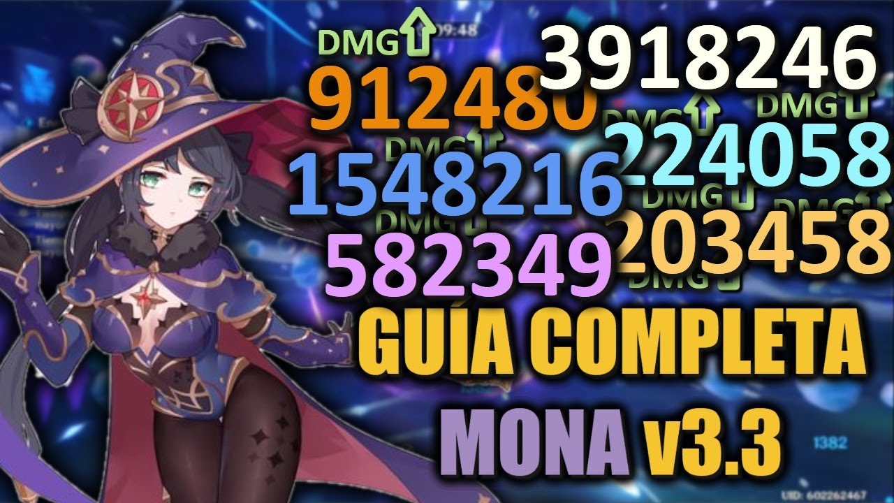 ¡MONA ES INDISPENSABLE! | Guía Mona Support / Burst DPS | Genshin ...