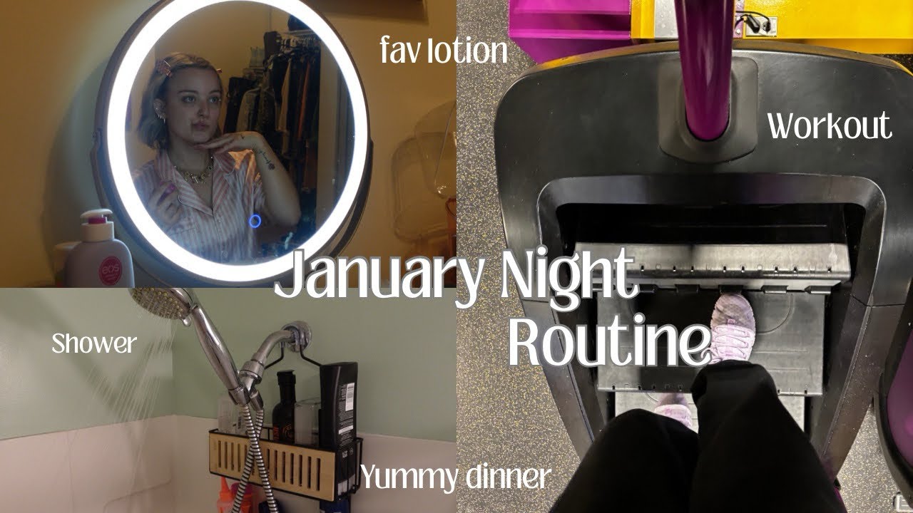 Cozy Winter Night Routine | Laundry, Self care, & winding down for the ...